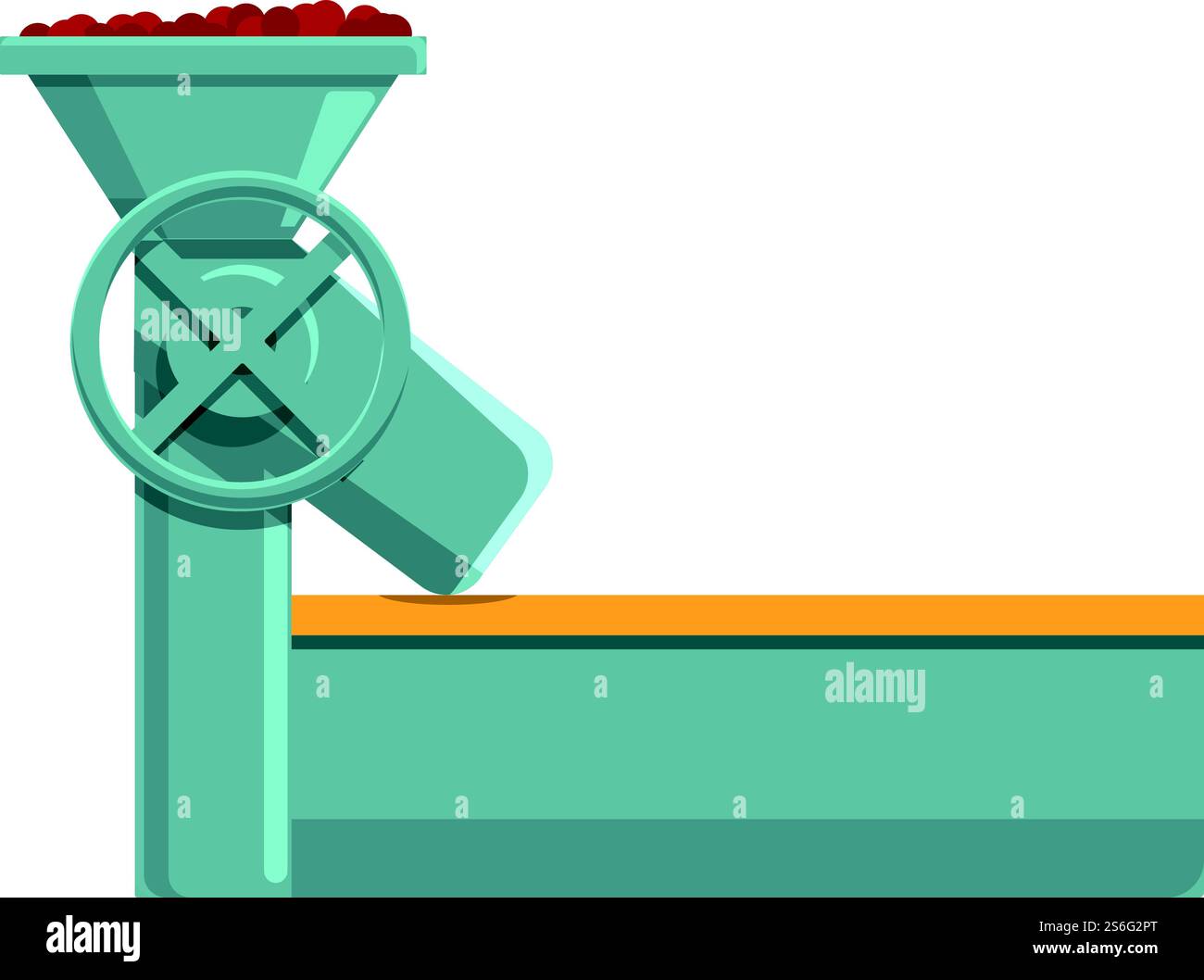 Coffee production mill icon. Cartoon of coffee production mill vector ...