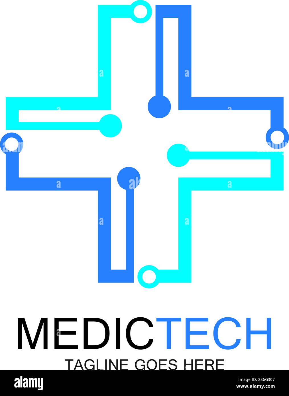 Medical technology logo design vector Stock Vector Image & Art - Alamy