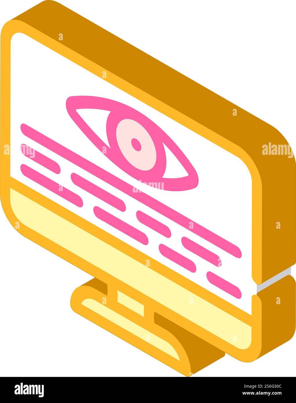 digital observation isometric icon vector. digital observation sign ...