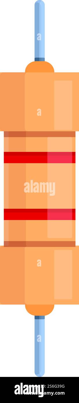 Voltage resistor icon. Cartoon of voltage resistor vector icon for web ...