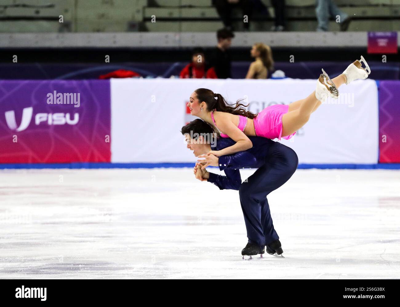 (250117) -- TURIN, Jan. 17, 2025 (Xinhua) -- Giulia Isabella Paolino ...