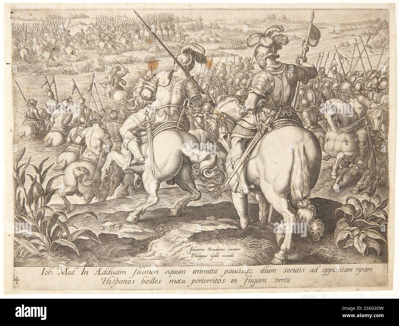 Philips Galle, Opløsningen af den spanske fjende Stock Photo - Alamy