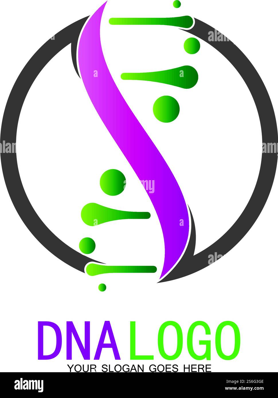 DNA vector logo design template.modern medical logotype.laboratory ...