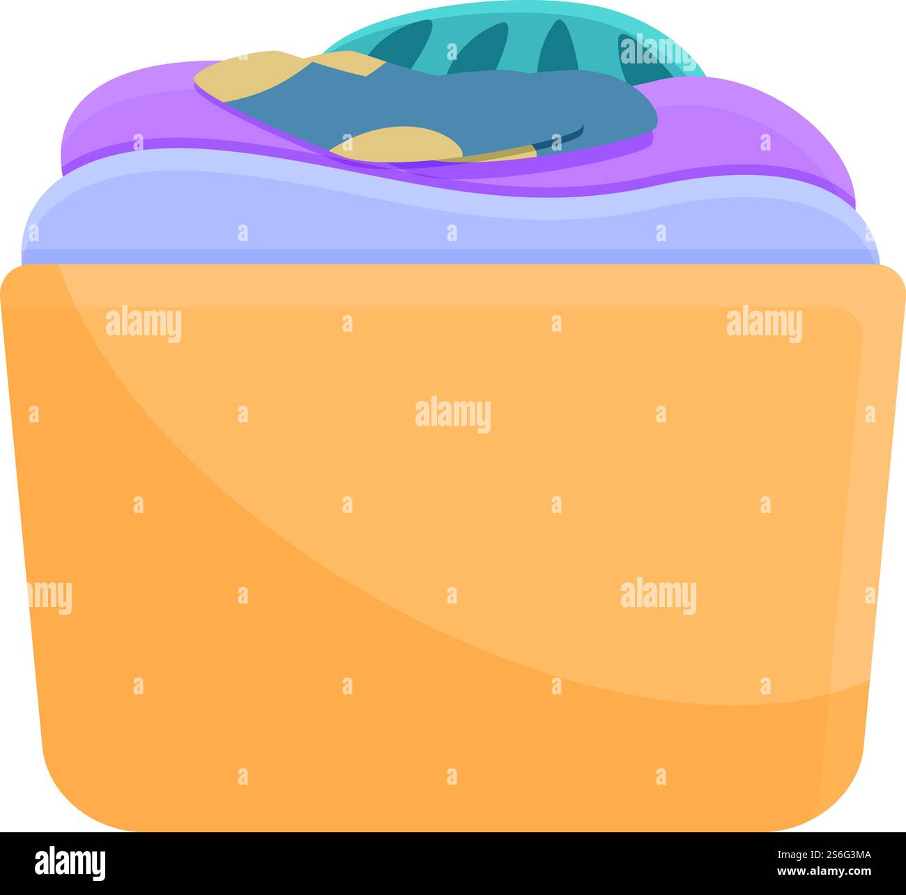 Second hand clothes box icon. Cartoon of Second hand clothes box vector ...