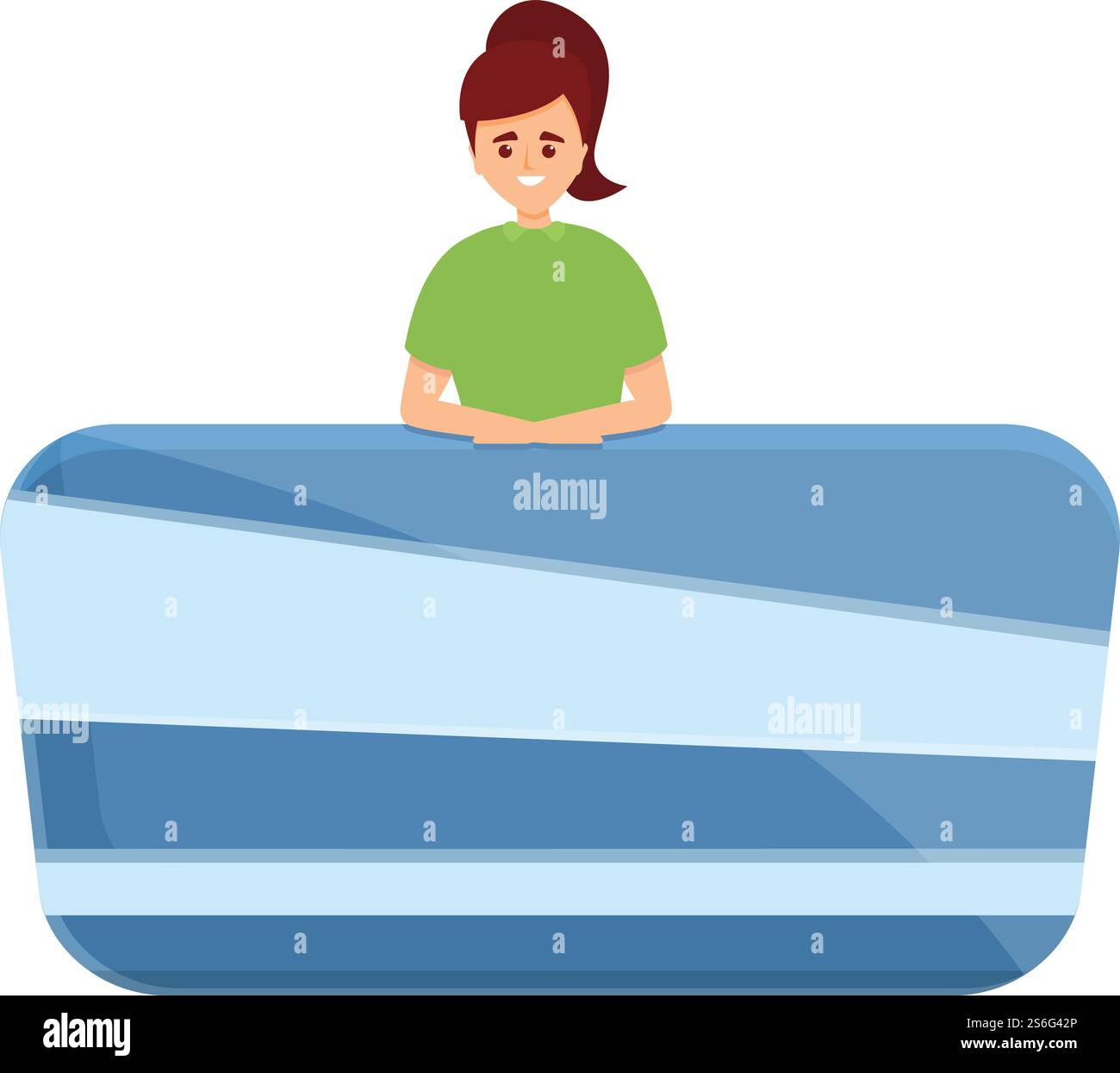 Tv presenter icon. Cartoon of Tv presenter vector icon for web design ...