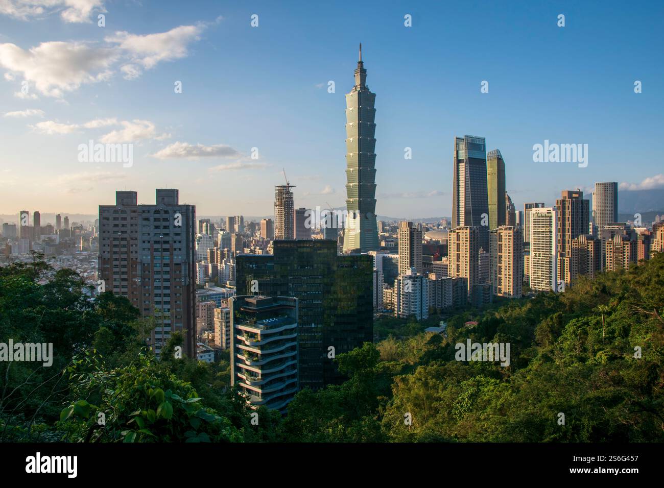 Taipei 101 is one of the many buildings that are perfectly visible in ...