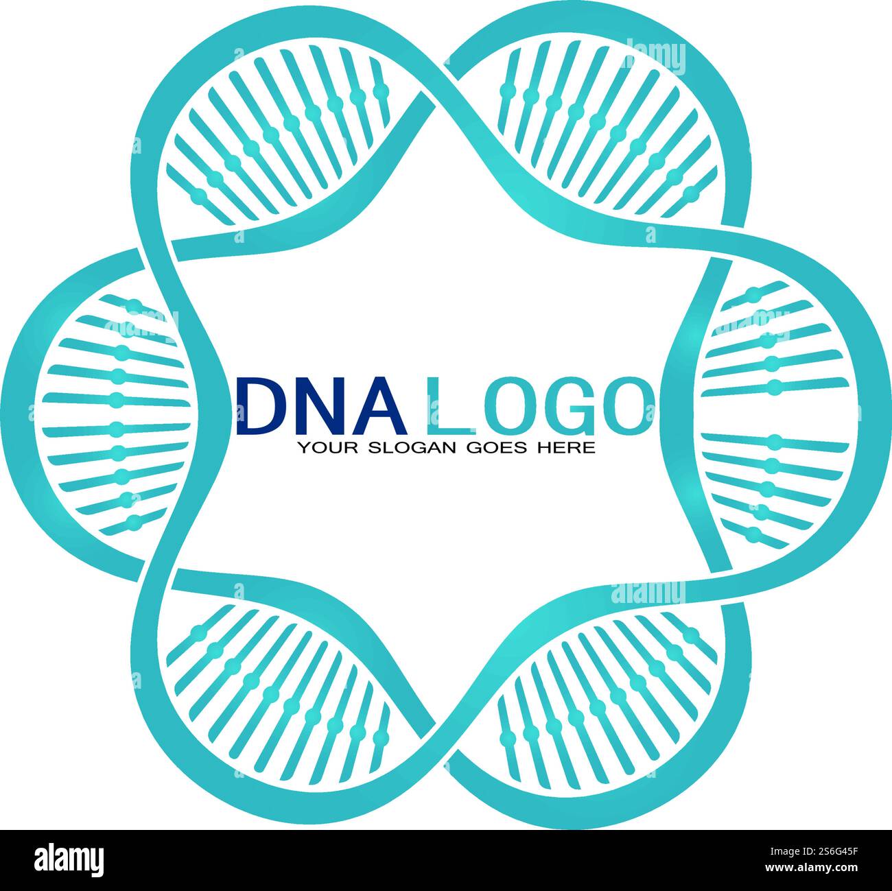 DNA vector logo design template.modern medical logotype.laboratory ...