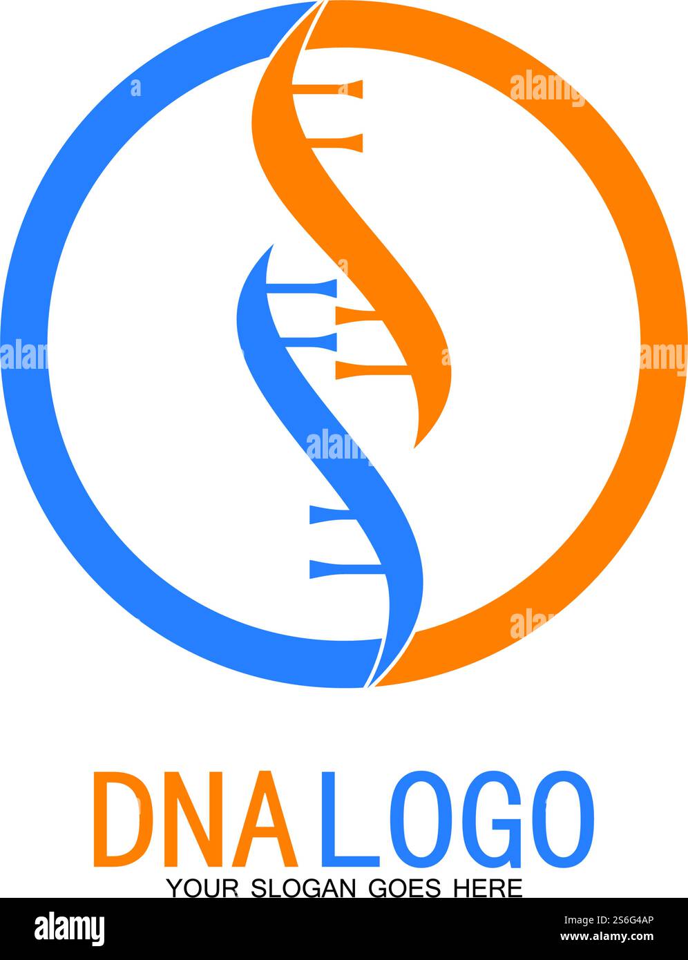 DNA vector logo design template.modern medical logotype.laboratory ...