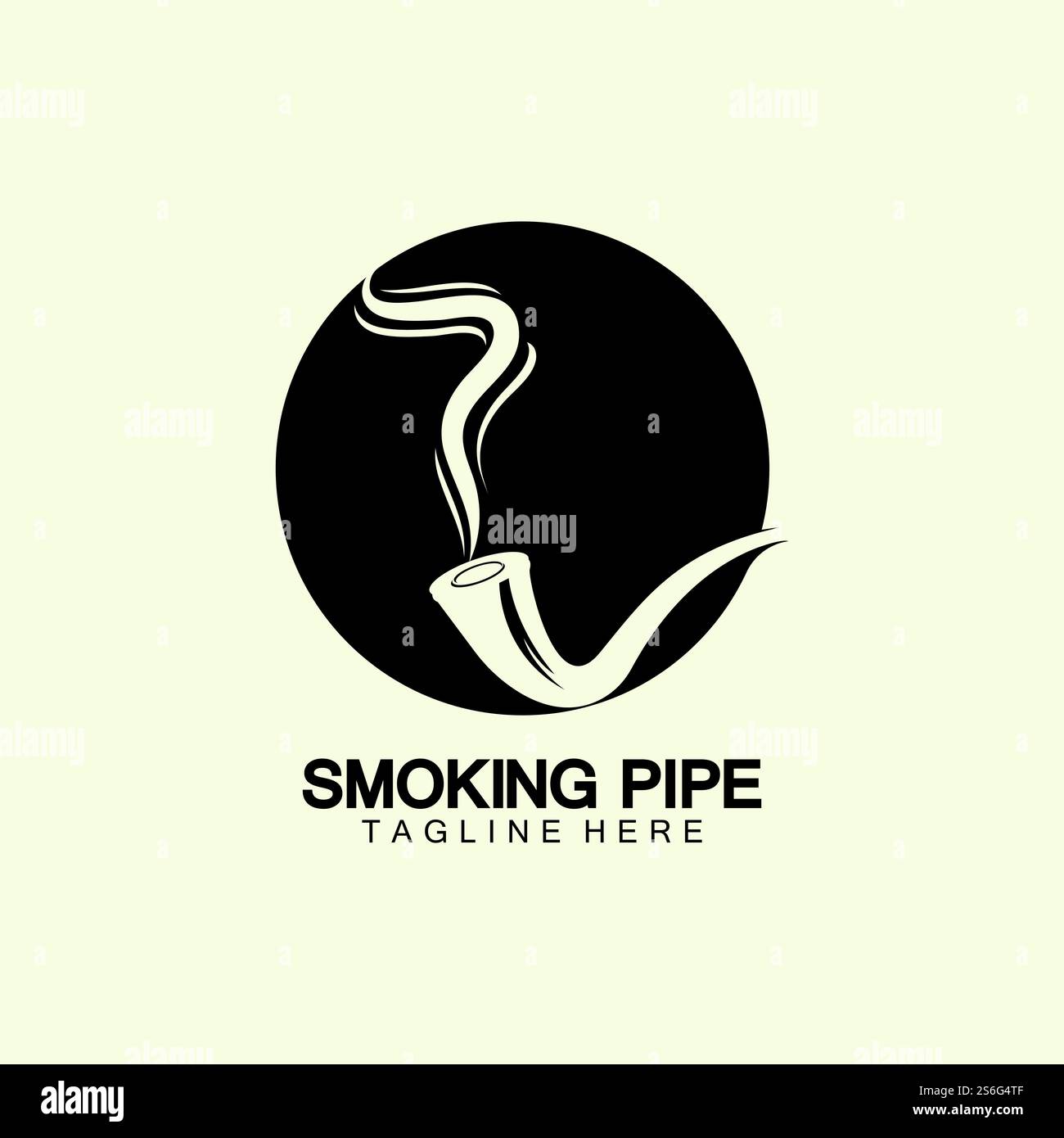 Pipe Smoking Logo icon vector illustration design.Tobacco, cigar, pipe ...