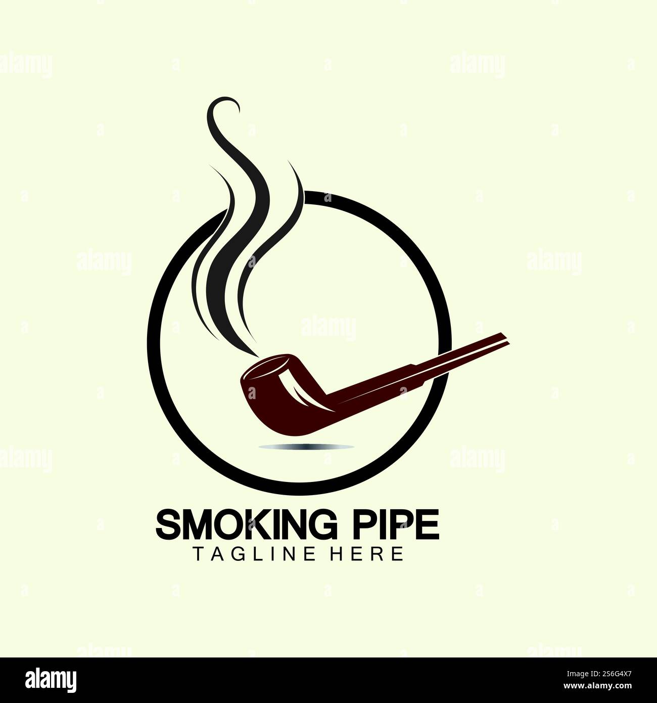 Pipe Smoking Logo icon vector illustration design.Tobacco, cigar, pipe ...
