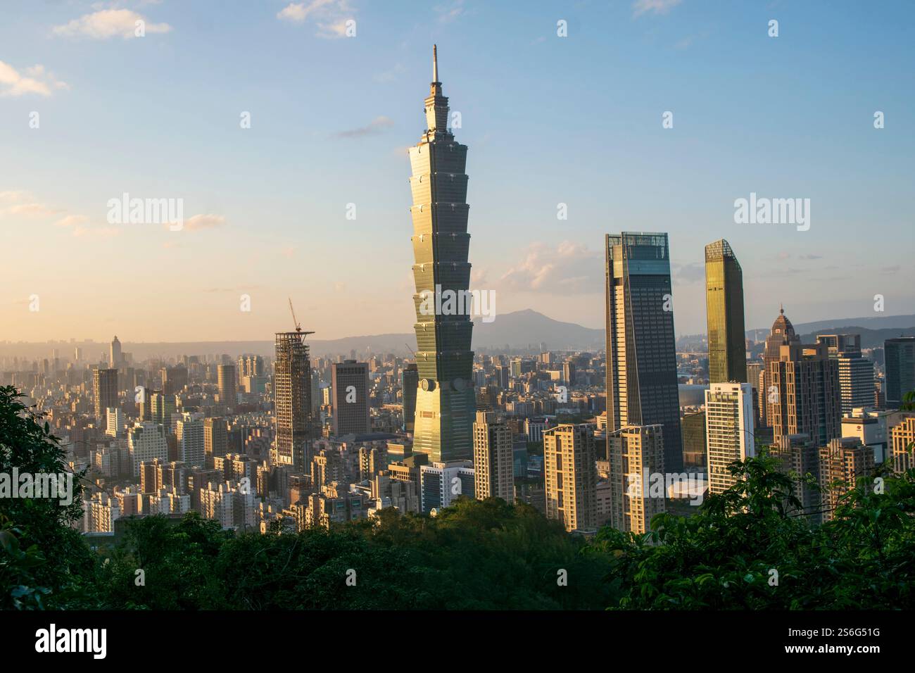 Taipei 101 is one of the many buildings that are perfectly visible in ...