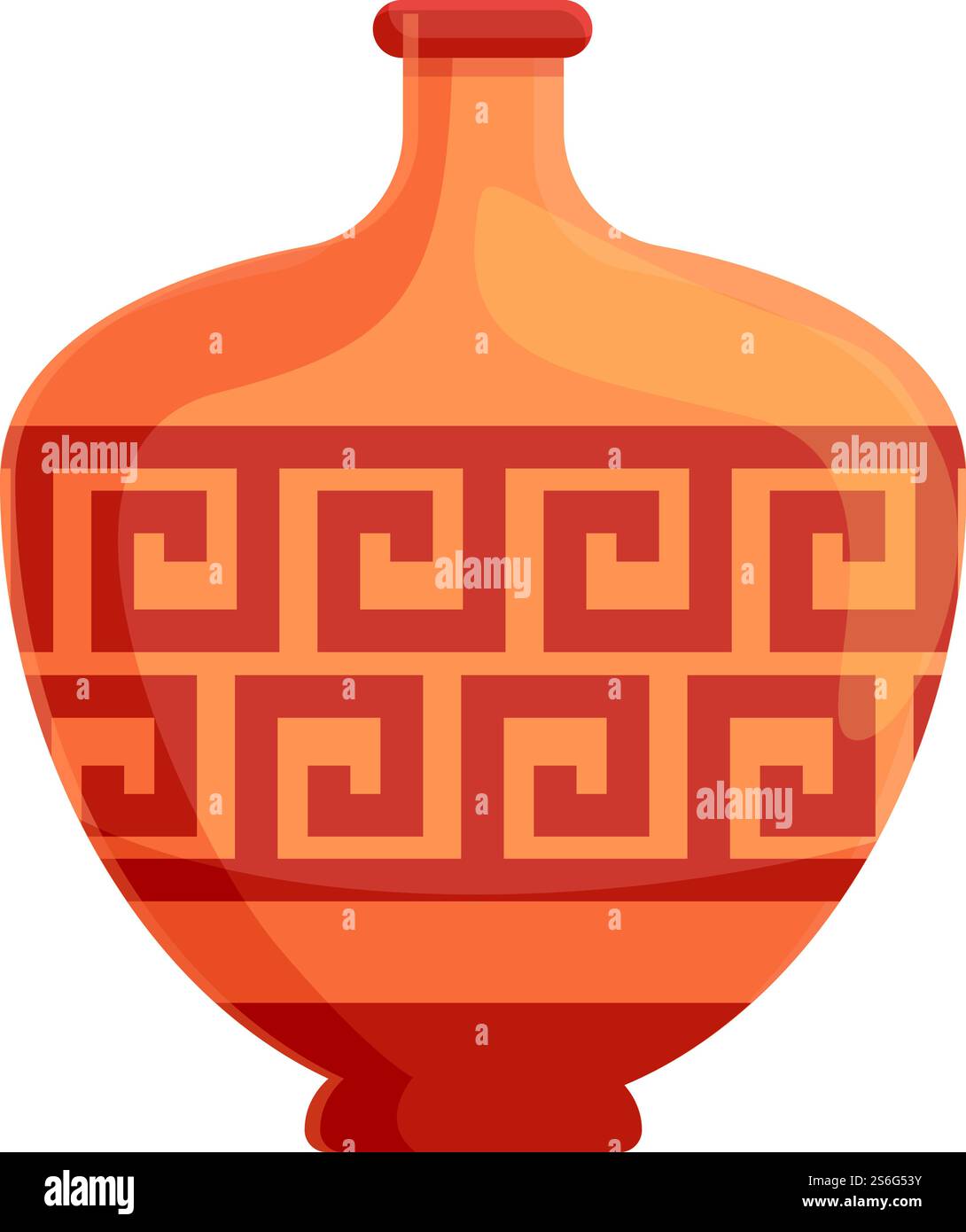 Amphora jar icon. Cartoon of amphora jar vector icon for web design ...