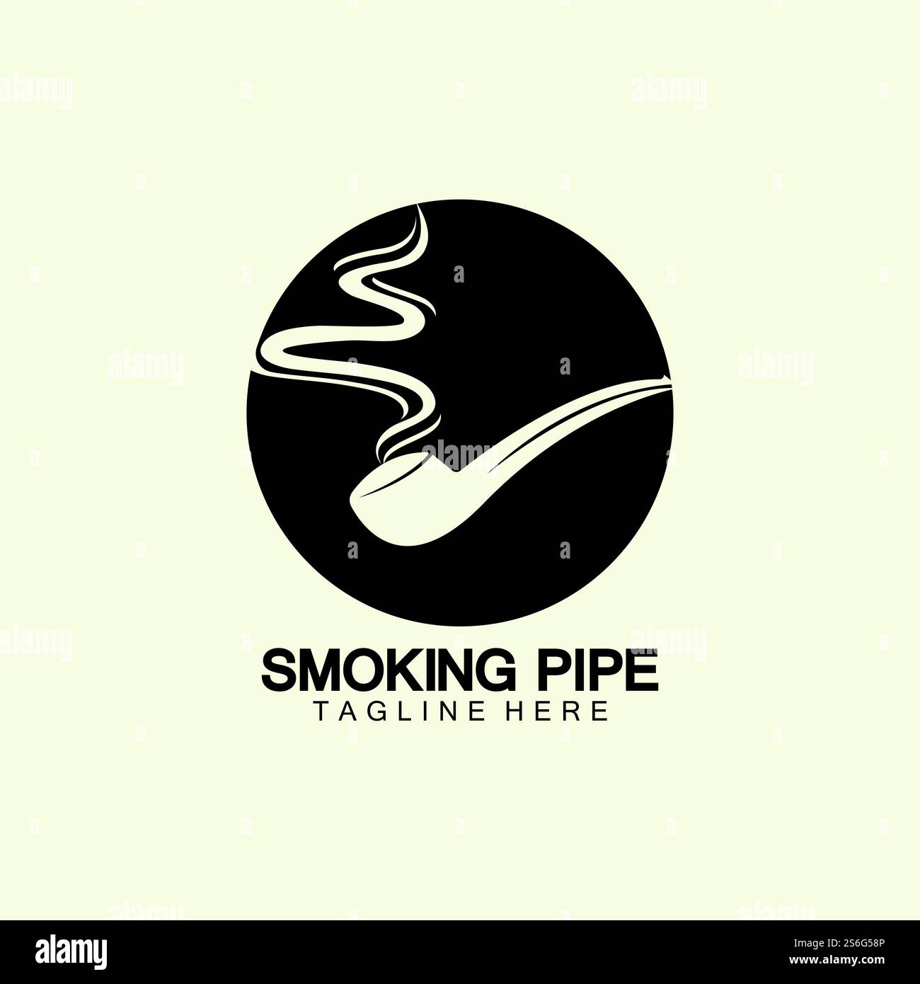 Pipe Smoking Logo icon vector illustration design.Tobacco, cigar, pipe ...