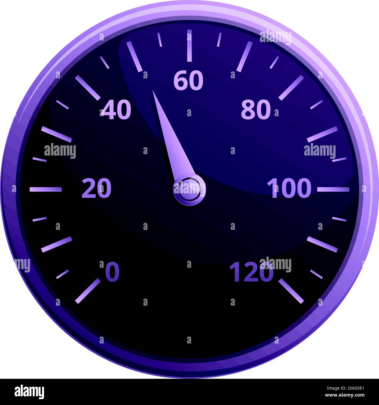 Car mile speedometer icon. Cartoon of Car mile speedometer vector icon ...