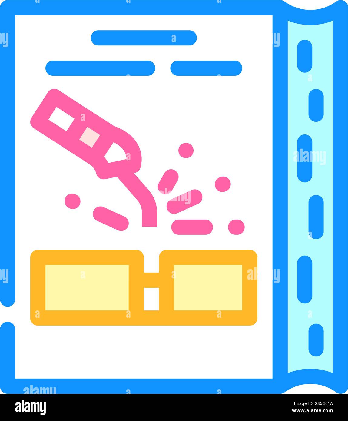 welding tutorial color icon vector. welding tutorial sign. isolated ...