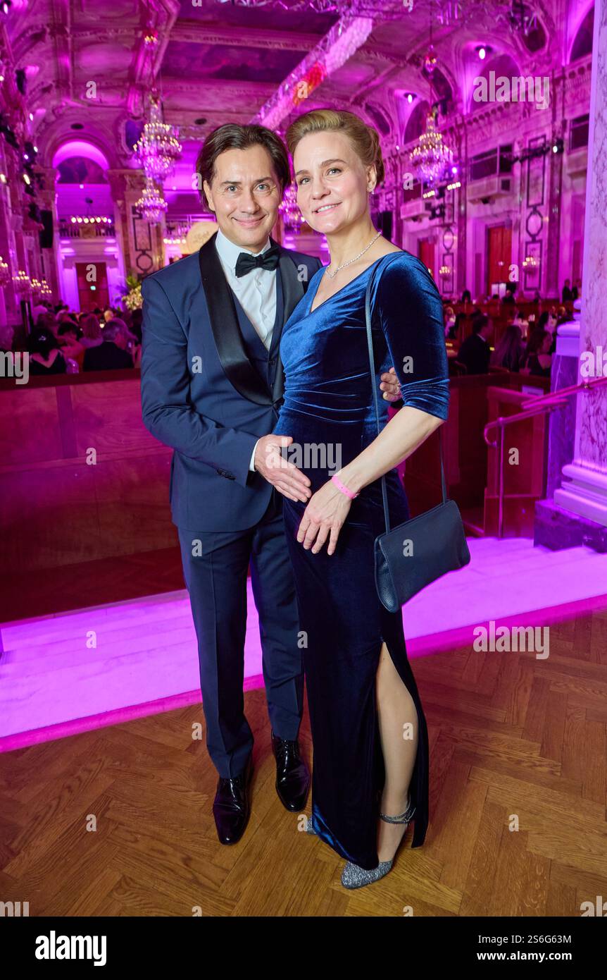 Vienna, Austria. 16th Jan, 2025. 122nd Zuckerbäckerball at Wiener ...