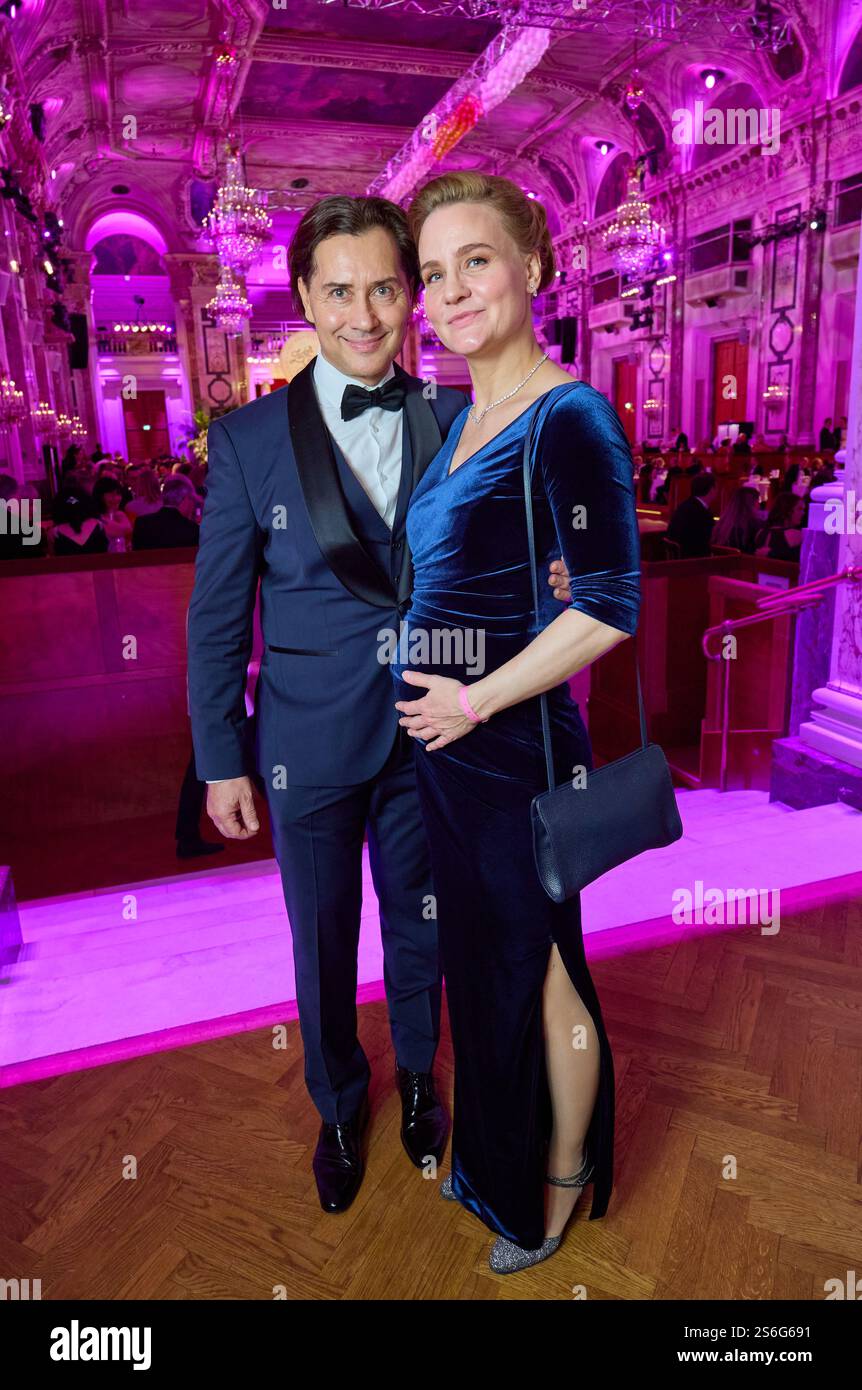 Vienna, Austria. 16th Jan, 2025. 122nd Zuckerbäckerball at Wiener ...