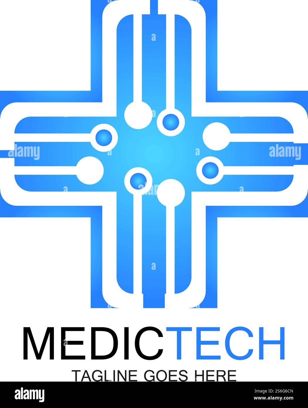 Medical technology logo design vector Stock Vector Image & Art - Alamy