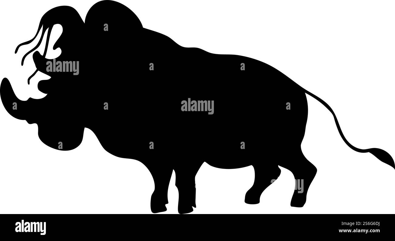 Warthog silhouette. Smooth and clean lines. High detailed Warthog ...