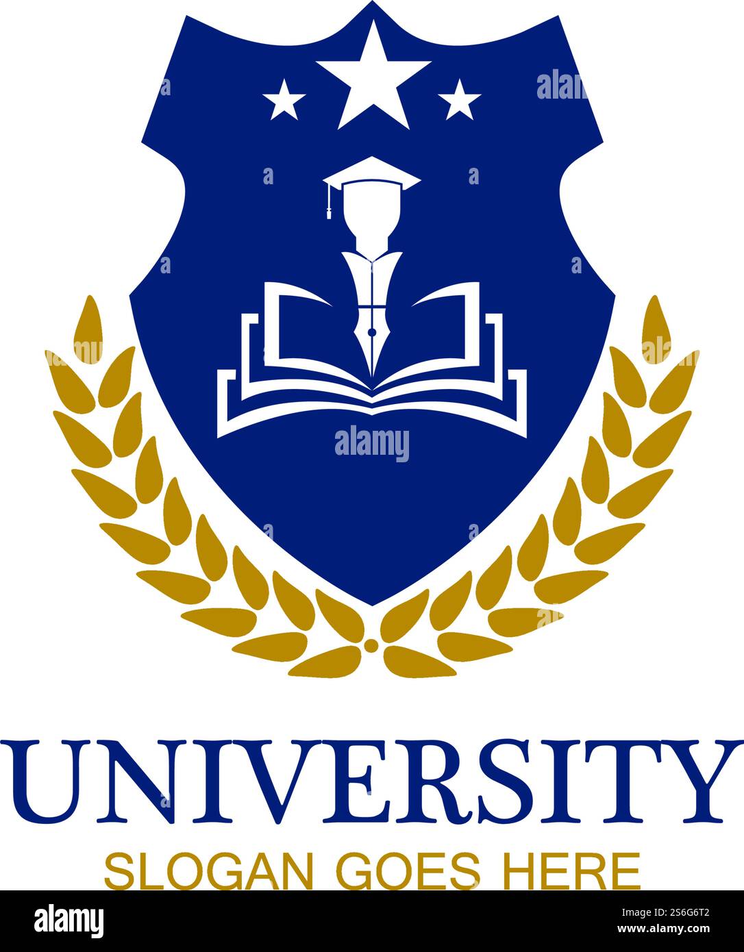 University, Academy, School and Course logo design template Stock ...