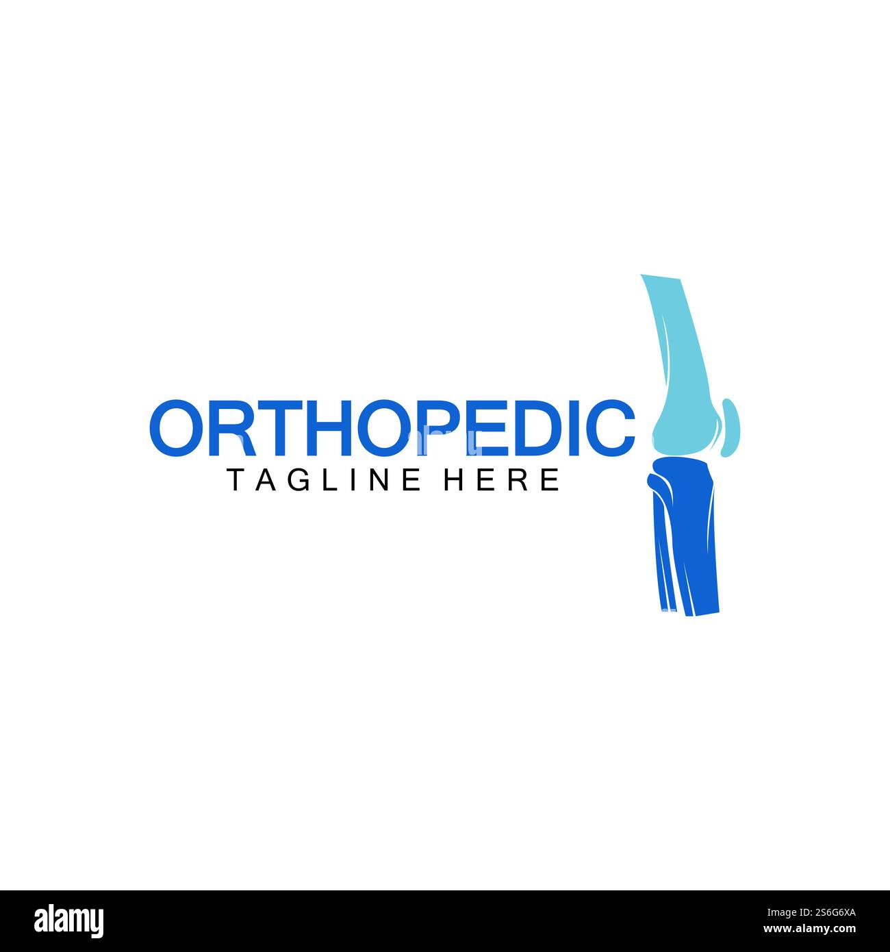 Orthopedic Health Bone Logo vector illustration Design template,Knee ...