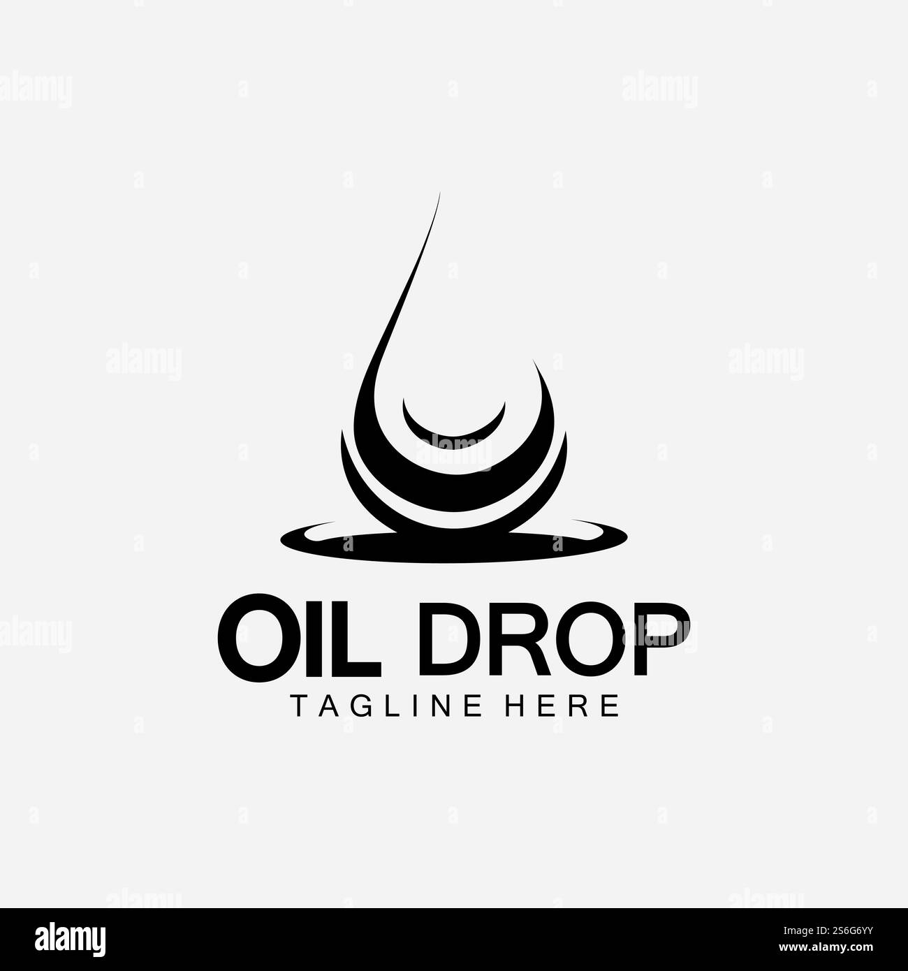 Oil drop logo vector illustration design template,design inspiration ...