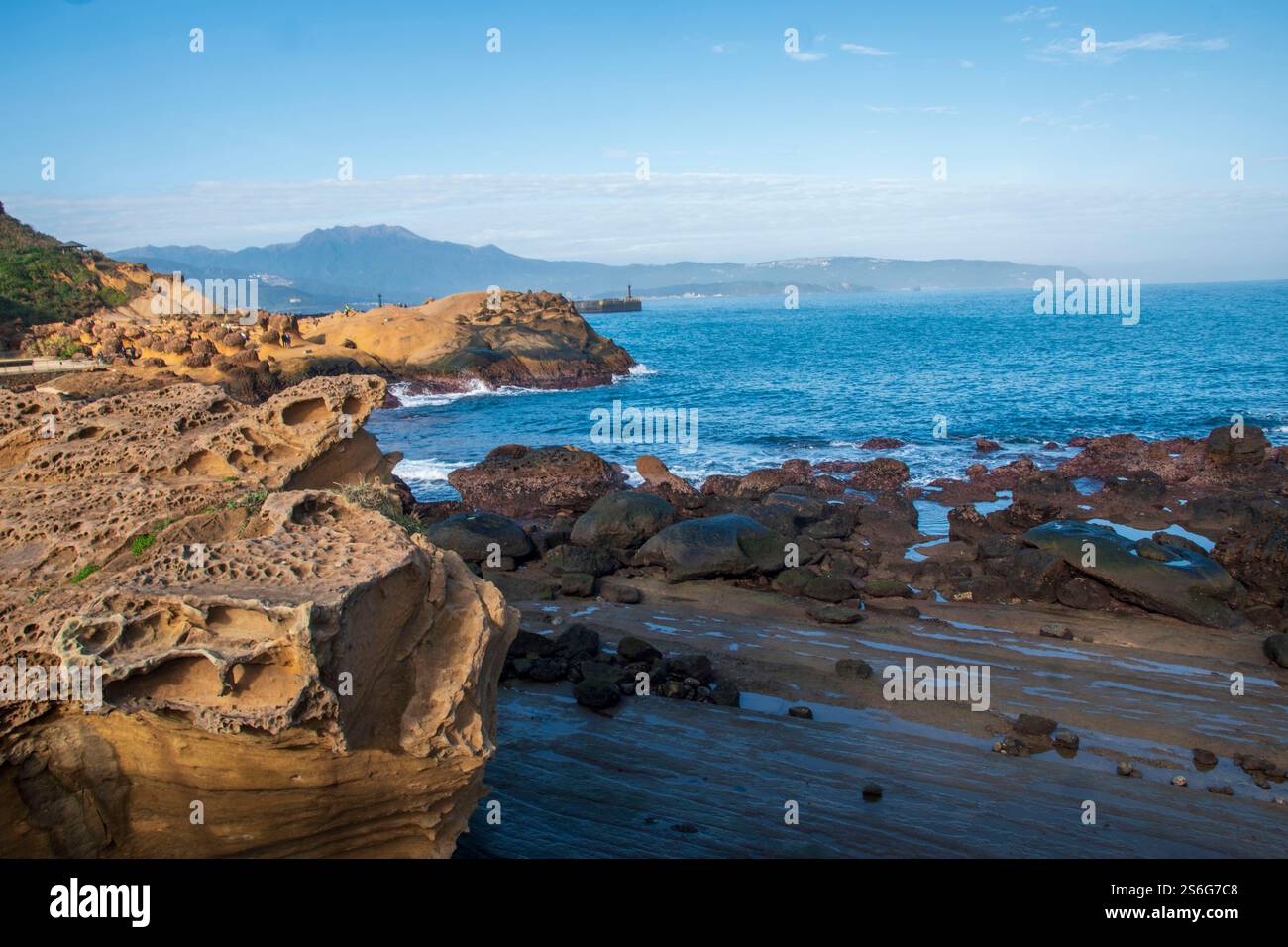 Yehliu Geopark features many fascinating rock formations on the ...