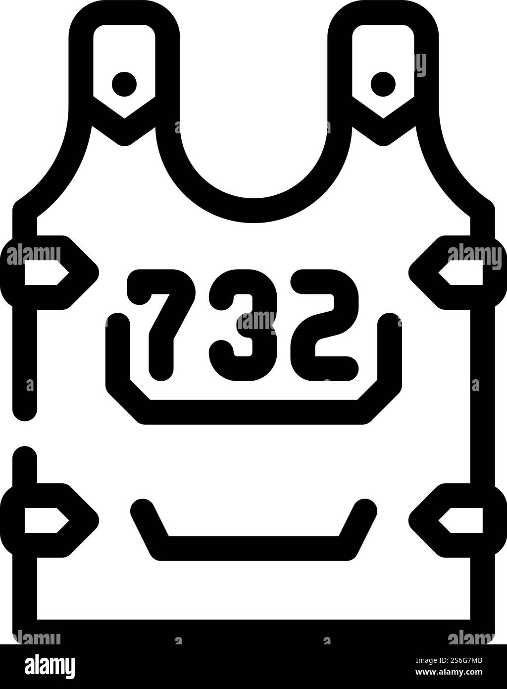 body armor protest meeting line icon vector. body armor protest meeting ...