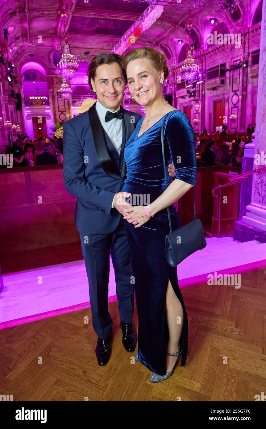 Vienna, Austria. 16th Jan, 2025. 122nd Zuckerbäckerball at Wiener ...