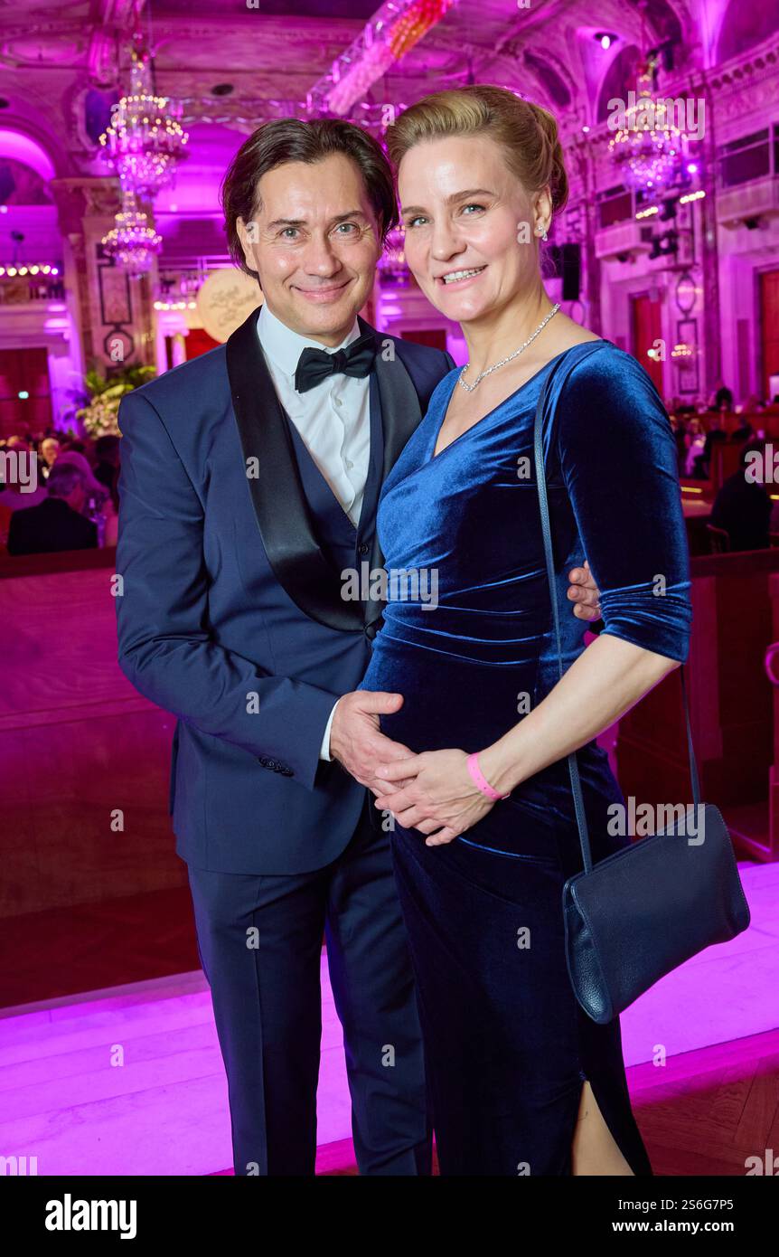 Vienna, Austria. 16th Jan, 2025. 122nd Zuckerbäckerball at Wiener ...