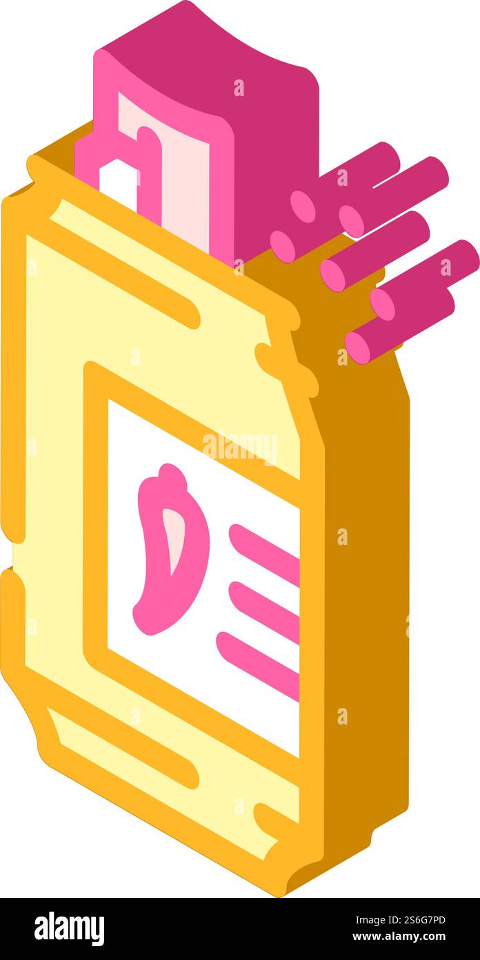 pepper spray protest meeting isometric icon vector. pepper spray ...