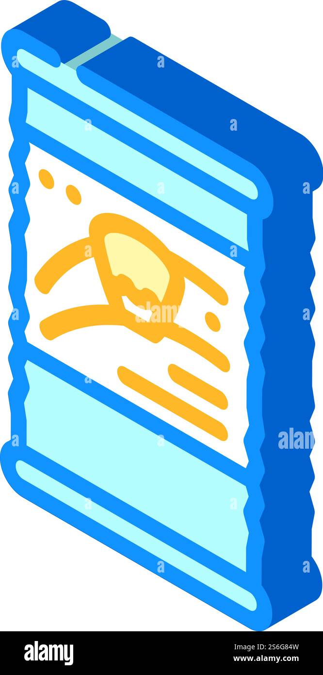 corn canned food isometric icon vector. corn canned food sign. isolated ...