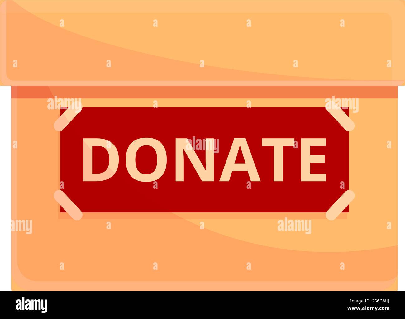 Nonprofit box donation icon. Cartoon of Nonprofit box donation vector ...