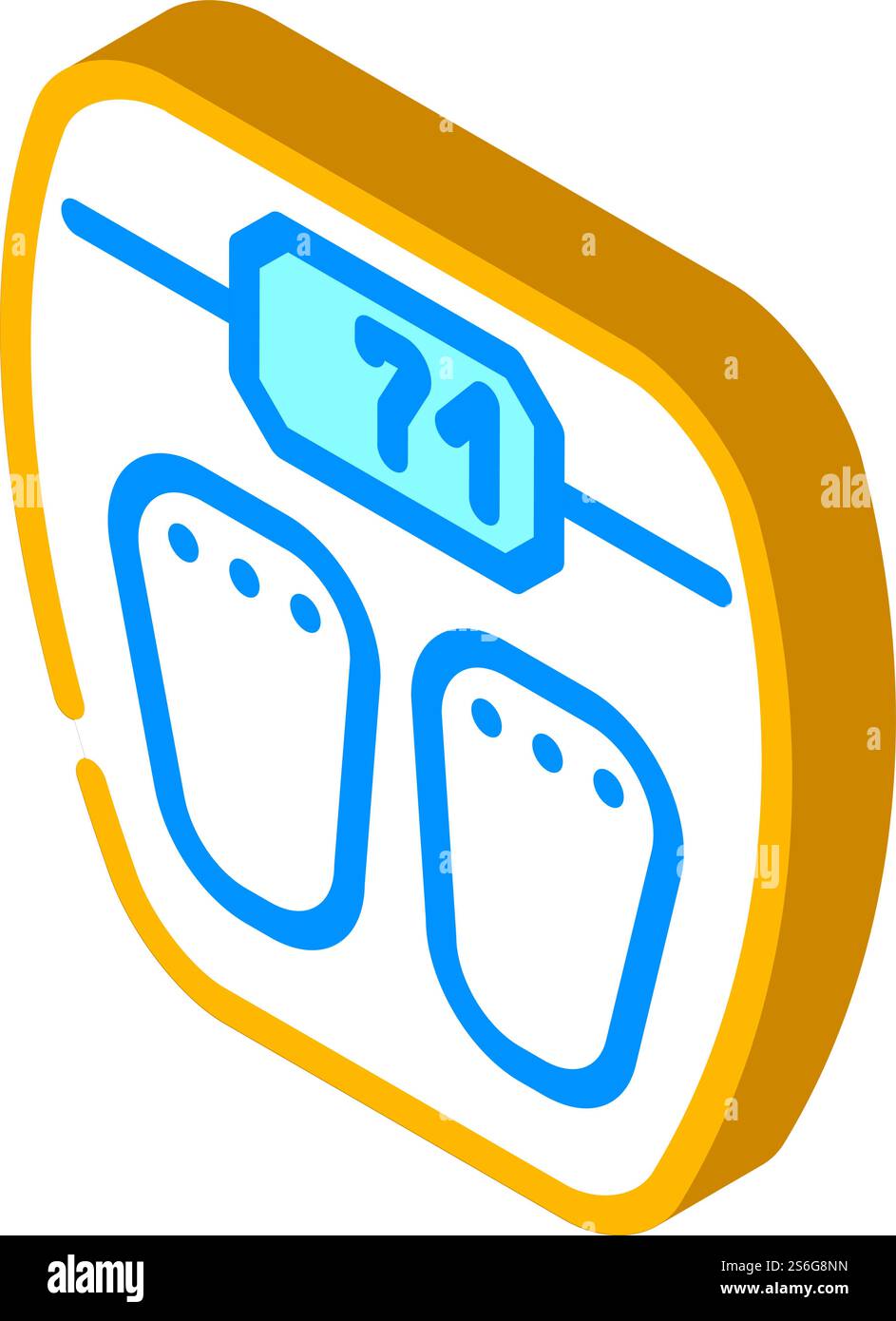 scales tool isometric icon vector. scales tool sign. isolated symbol ...