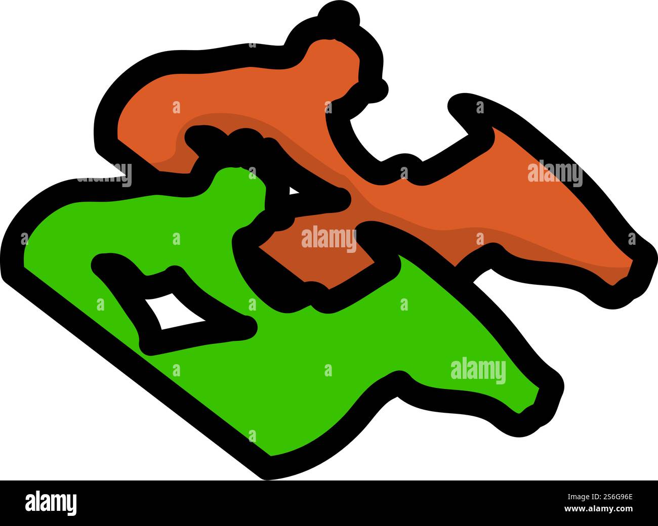 Horse Ride Icon. Editable Bold Outline With Color Fill Design. Vector ...