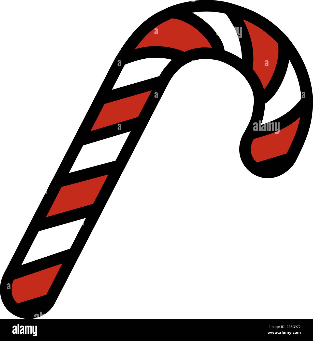Stick Candy Icon. Editable Bold Outline With Color Fill Design. Vector ...