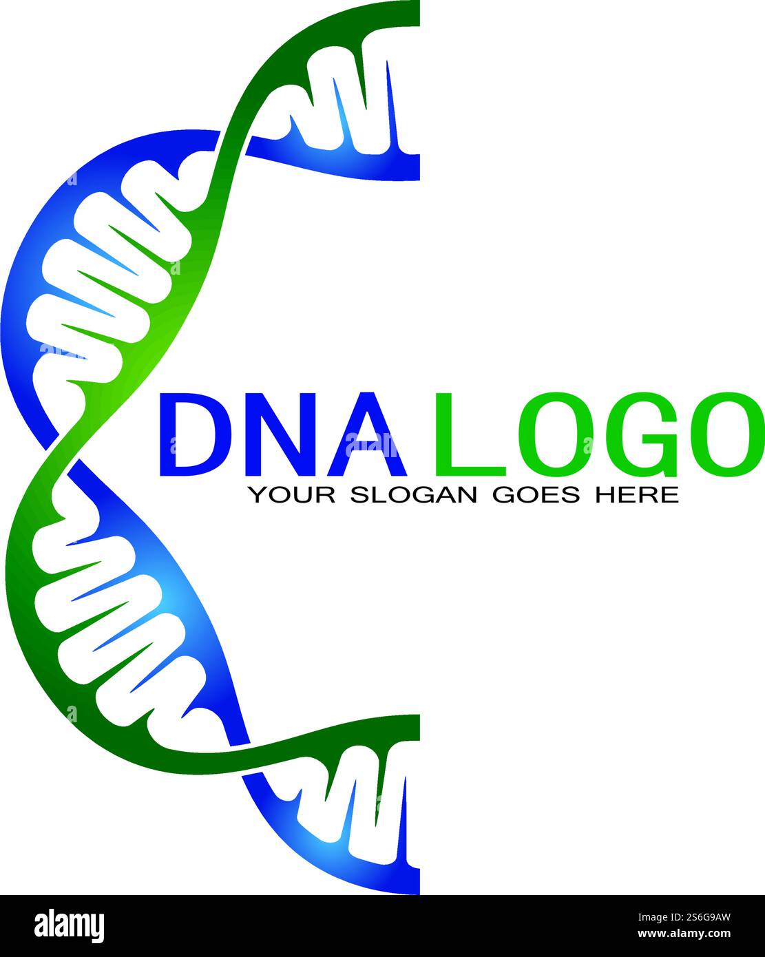 DNA vector logo design template.modern medical logotype.laboratory ...