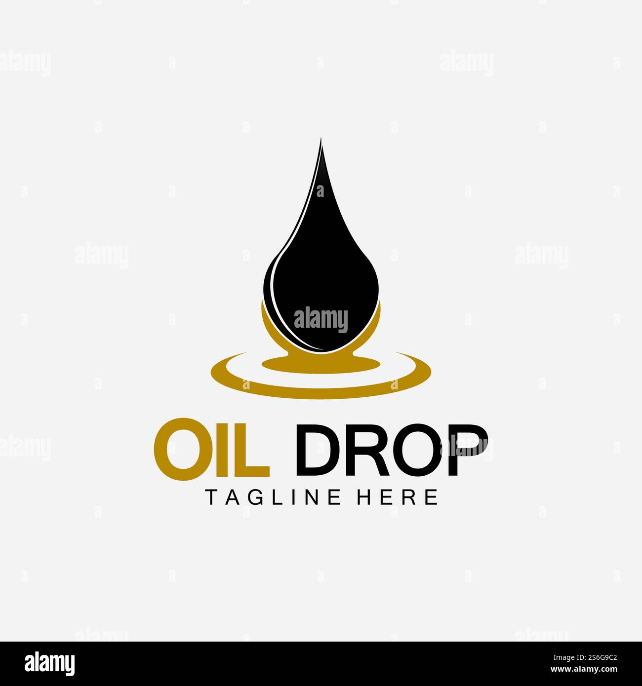 Oil drop logo vector illustration design template,design inspiration ...