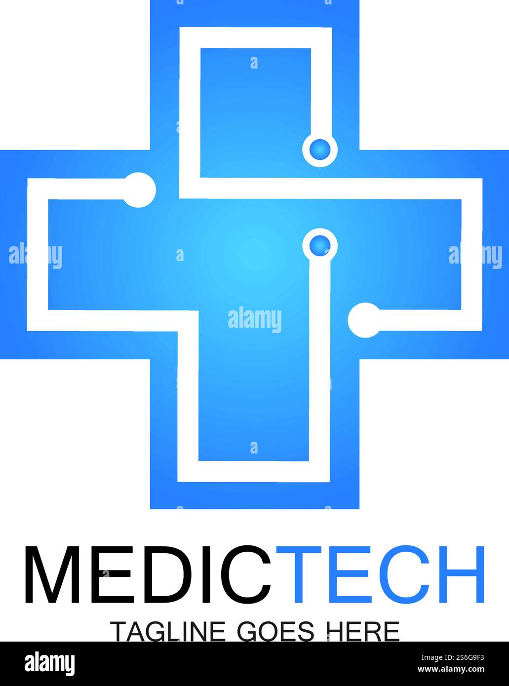 Medical technology logo design vector Stock Vector Image & Art - Alamy
