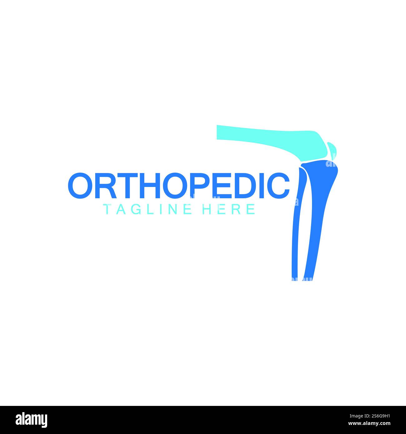 Orthopedic Health Bone Logo vector illustration Design template,Knee ...