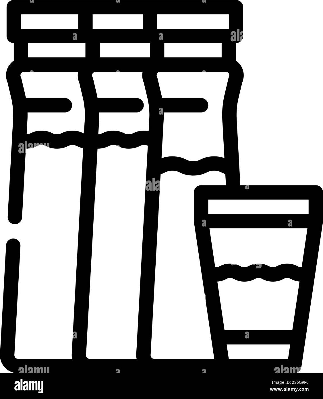 artificial food coloring line icon vector. artificial food coloring ...