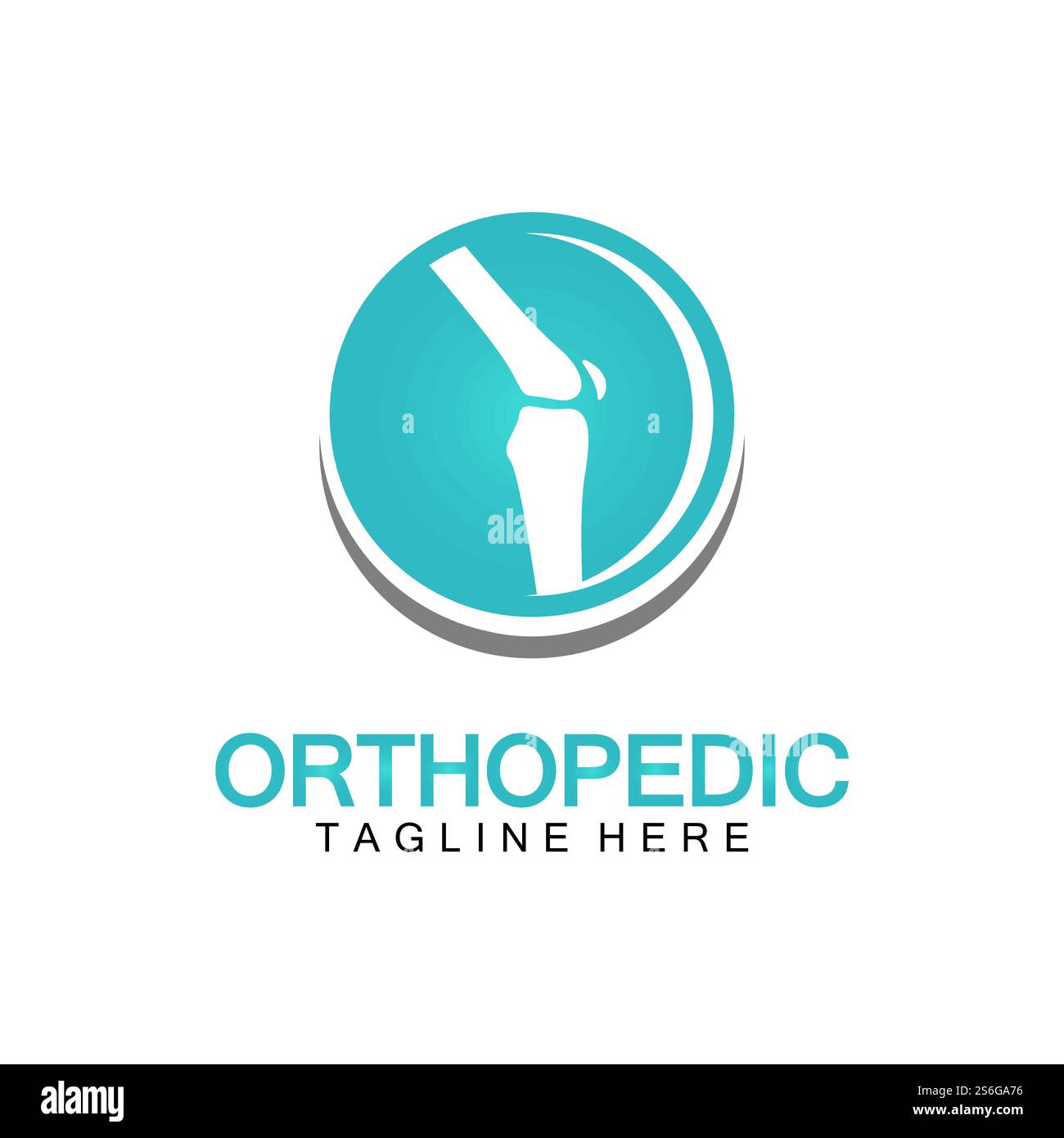 Orthopedic Health Bone Logo vector illustration Design template,Knee ...
