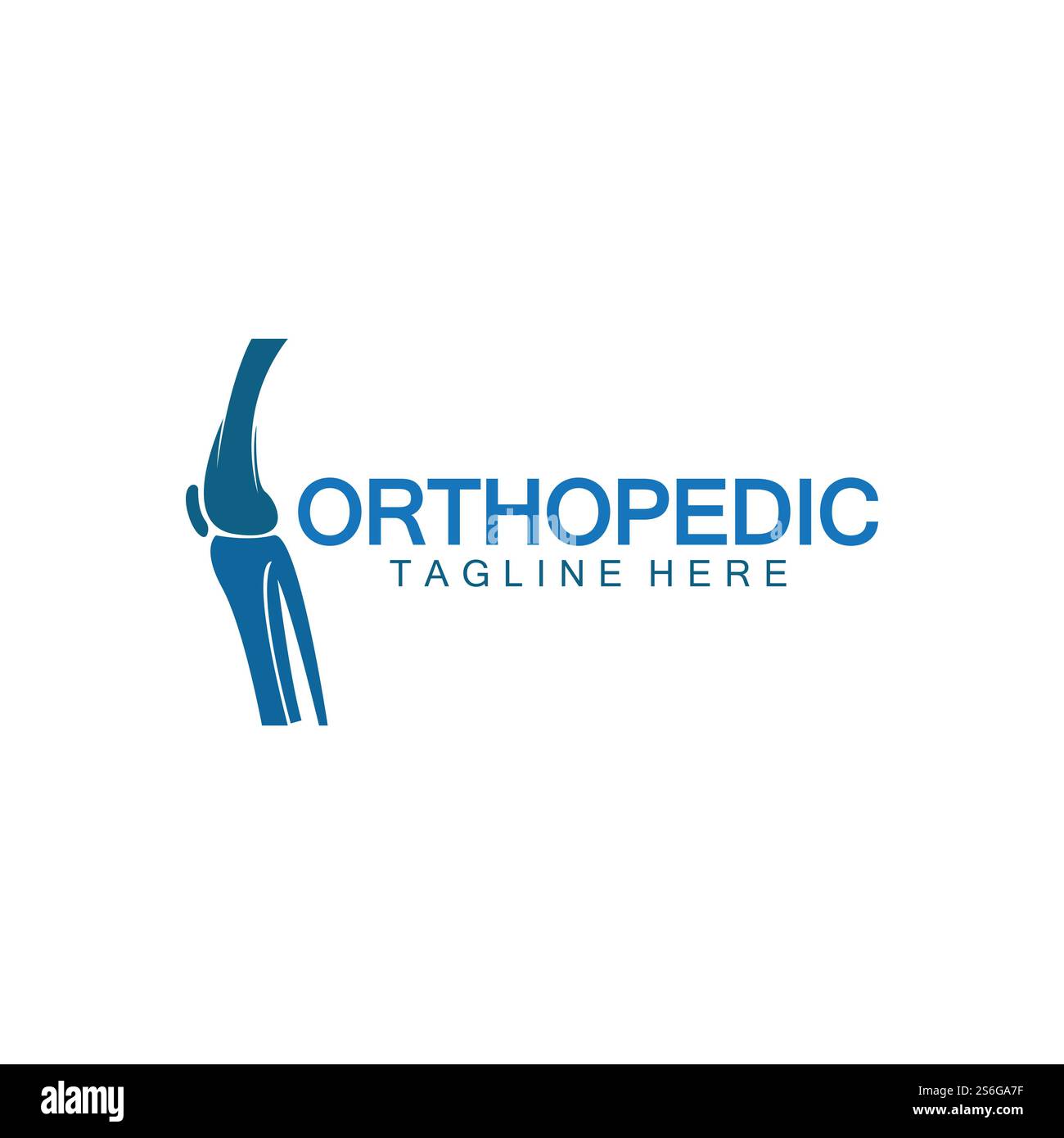 Orthopedic Health Bone Logo vector illustration Design template,Knee ...
