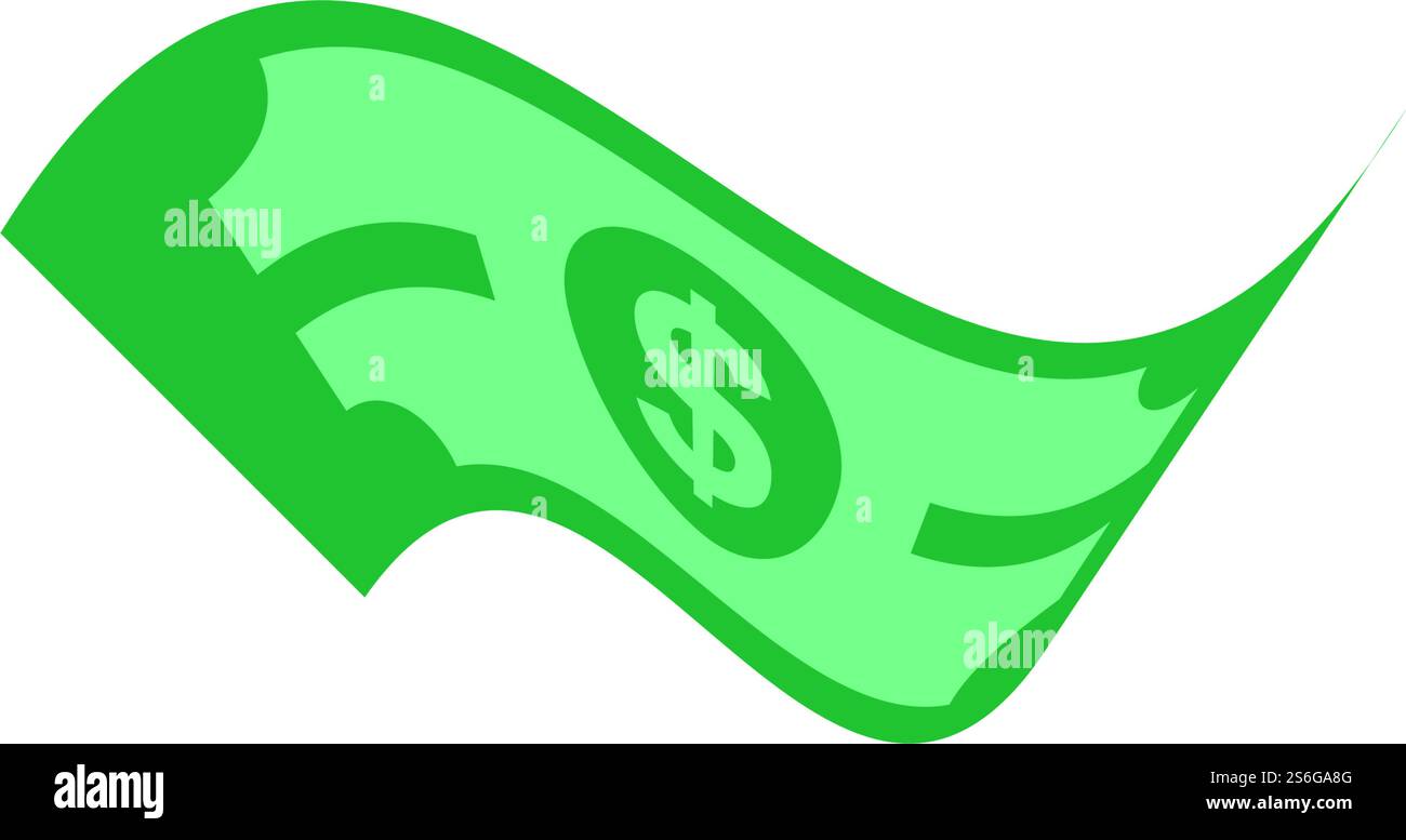 US Dollar stock paper bank notes icon sign business finance money ...