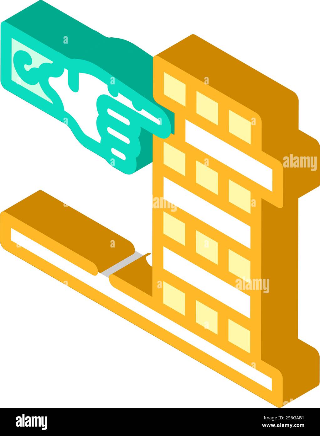 development of fine motor skills of inclusive life isometric icon ...