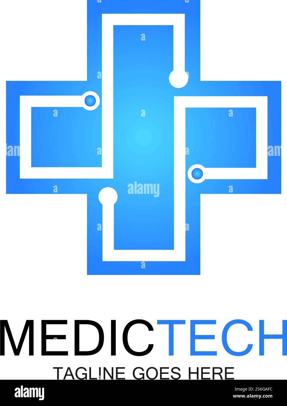 Medical technology logo design vector Stock Vector Image & Art - Alamy