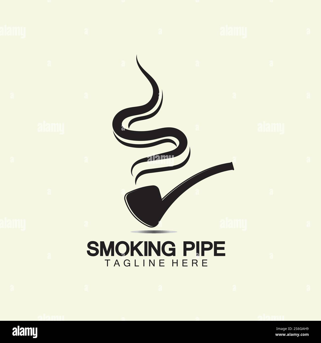 Pipe Smoking Logo icon vector illustration design.Tobacco, cigar, pipe ...