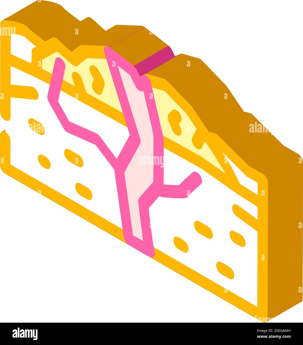 shield volcano isometric icon vector. shield volcano sign. isolated ...