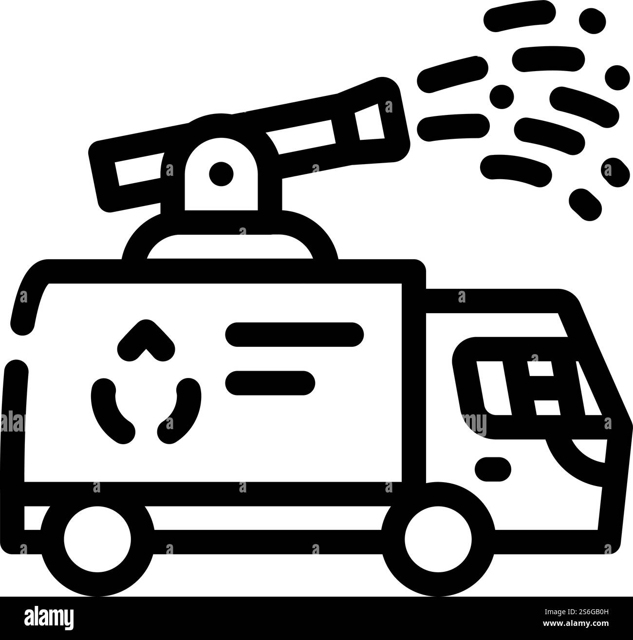 water jet protest meeting line icon vector. water jet protest meeting ...