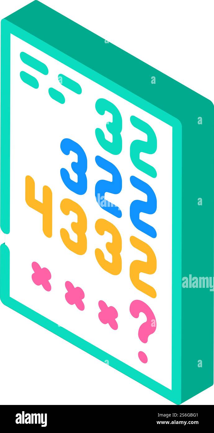 logical tasks isometric icon vector. logical tasks sign. isolated ...